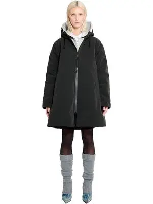 Stutterheim Mosebacke Matte Winter Coat - Black