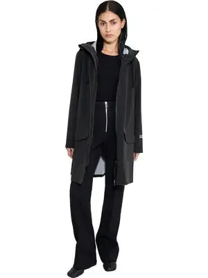 Stutterheim Mosebacke Patch Raincoat Black