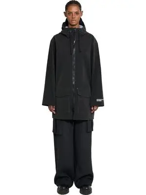 Stutterheim Stockholm Patch Raincoat - Black