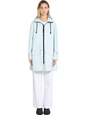 Stutterheim Mosebacke Patch Raincoat Frost Grey