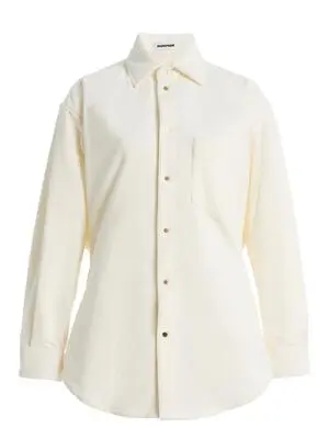 DARKPARK Anne Cotton Corduroy Shirt - White