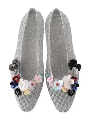 HEAVENLY JELLY Petal Embellished Jelly Shoes