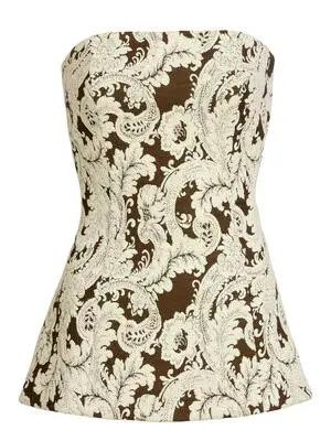 SILVIA TCHERASSI Astor Jacquard Top S