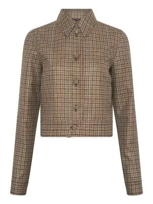 GABRIELA HEARST Thereza Checked Wool-silk Jacket
