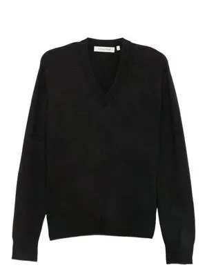 SUNFLOWER V-neck Sweater - Brown