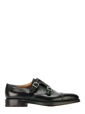 John Lobb William' Monk Shoes - Black