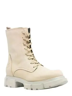 BUGATTI Fabella Leather Zipped Boots - Neutrals
