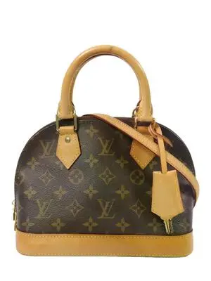 LOUIS VUITTON Bb Monogram Alma Tote Bag - Brown