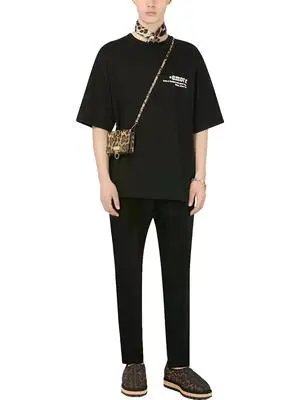 Dolce & Gabbana Only Good Vibes-graphic T-shirt - Black