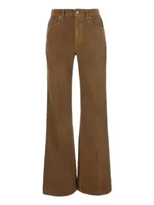 SAINT LAURENT 70's Pants In Corduroy