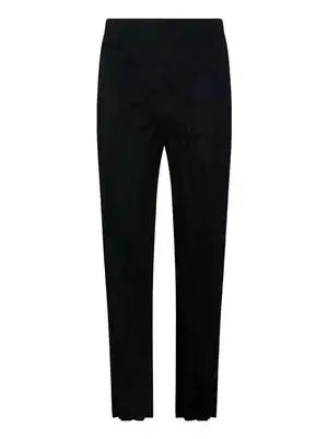 Comme Des Garçons Crinkled-effect Trousers - Black