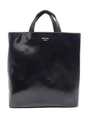 Prada 2013-2026 Spazzolato Tote Bag - Black