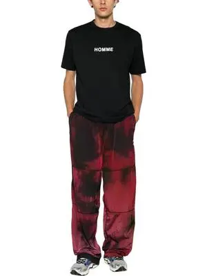 Comme Des Garçons Logo-print T-shirt - Black