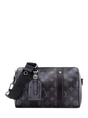 LOUIS VUITTON City Keepall Bag Reverse Monogram Eclipse Canvas Crossbody Bag
