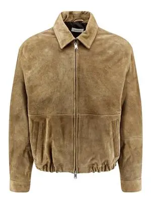 ARMA Maddox Suede Jacket - Beige