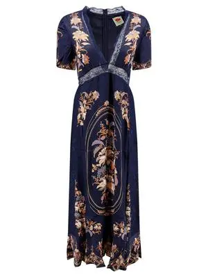 FARM RIO Lara Viscose Long Dress