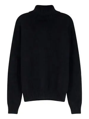 AMI Paris Cashmere Turtleneck - Black
