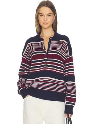 Good American The Oversized Rugby Sweater In . Also - Multi