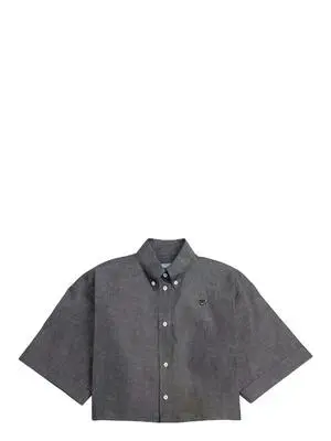 PRADA Short-sleeve Chambray Shirt