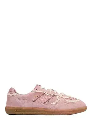 ALOHAS Lace-detail Leather Sneakers
