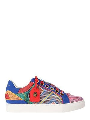 Kurt Geiger Southbank Embellished Suede Trainers - Mult/other
