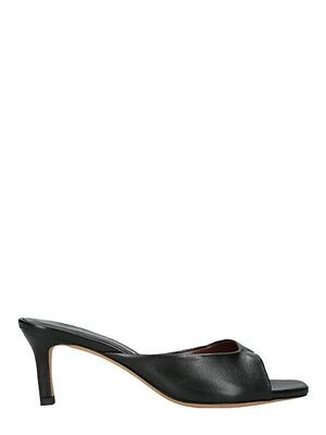 ANONYMOUS COPENHAGEN Mazy 55 Leather Heeled Mules - Black
