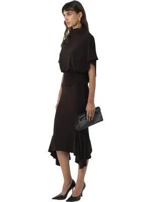 Arakii Jersey Mist Dress - Dark Brown