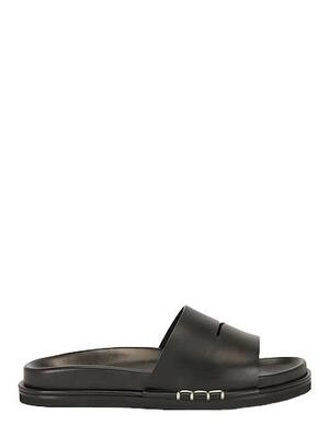 JW Anderson Loafer Fussbett Slide - Black