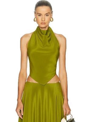 Cult Gaia Dionea Top - Chive