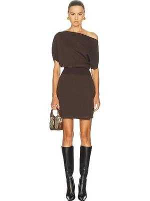 Simkhai Shania Mini Dress - Chocolate
