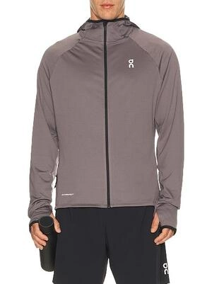 On Climate Zip Hoodie - Ember