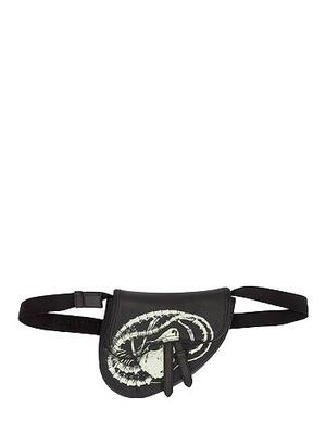 Dior X Cactus Jack Mini Saddle Bag - Black