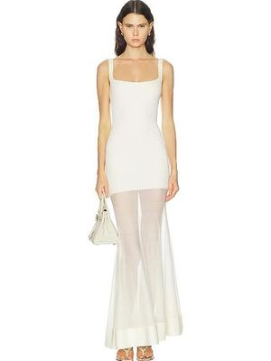 SEROYA Inga Dress - Eggshell