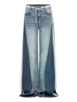 Hellessy Tay Panelled Drawstring Jeans - Blue