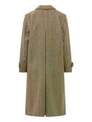 SCHNEIDERS Lena Houndstooth Coat - Brown
