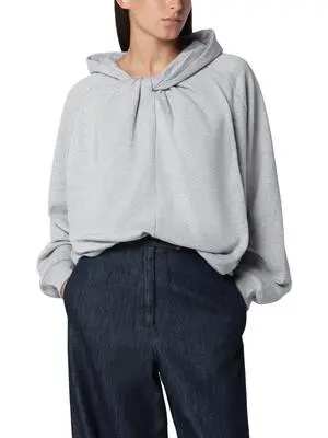 Dries Van Noten Melange Cotton Hoodie - Grey