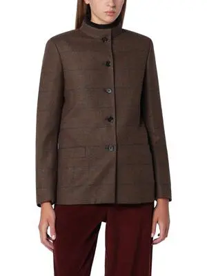 Loro Piana Nicole Jacket In Wool And Cashmere - Multicolor