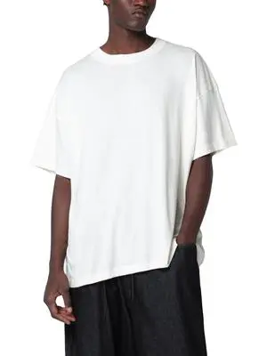 Fear Of God Ivory Essentials T-shirt In Tri-blend Jersey - White