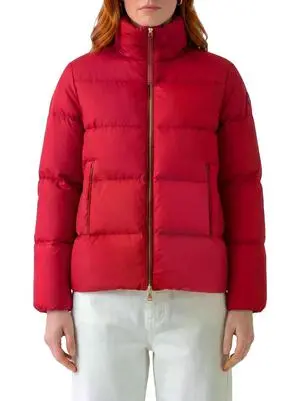 Moncler Vivantesse Quilted Down Jacket - Red