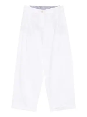 MAISON JEJIA Pleated Wide-leg Trousers - White