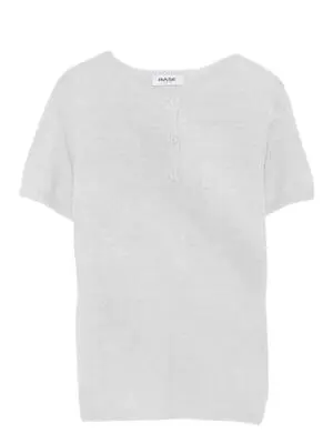 BASE MILANO Button-placket T-shirt