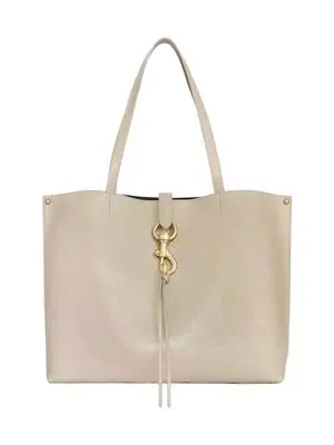 Rebecca Minkoff Megan Pebbled Leather Tote Bag - Neutrals