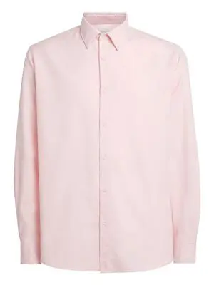 Sunspel Cotton Oxford Shirt - Pink