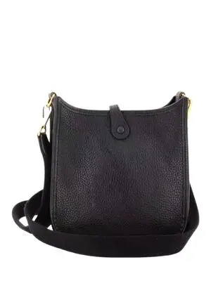 Hermès Evelyne Bag Gen Iii Clemence Tpm Crossbody Bag - Black