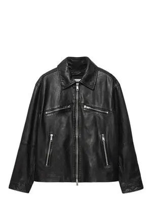 ALLSAINTS Lambskin Vegason Jacket - Black