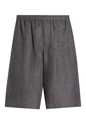 Dolce & Gabbana Linen Canvas Trousers Pants And Shorts - Grey