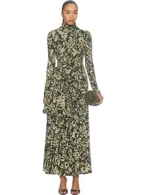 Ulla Johnson Katy Draped Jersey Dress In . Also - Multi