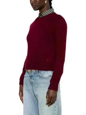 From Future Raglan-sleeve Sweater - Red