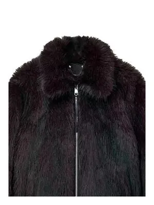 PURPLE BRAND Faux-fur Jacket - Brown
