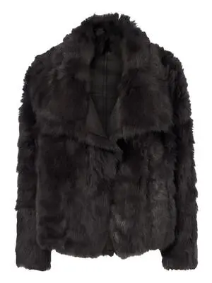 YVES SALOMON Shearling Jacket - Brown